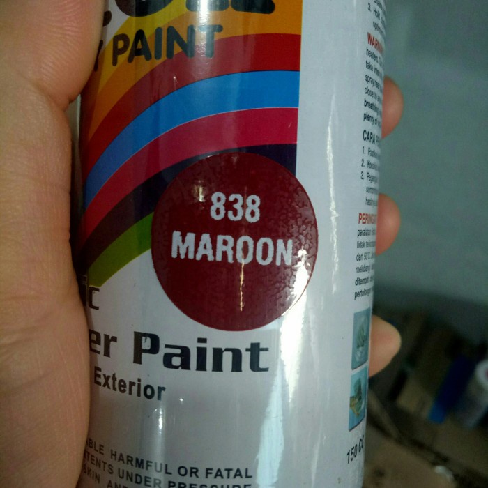 Jual Pilok Pilox Pylox Cat Diton Maroon Marun Merah Tua 838 150cc redi ...