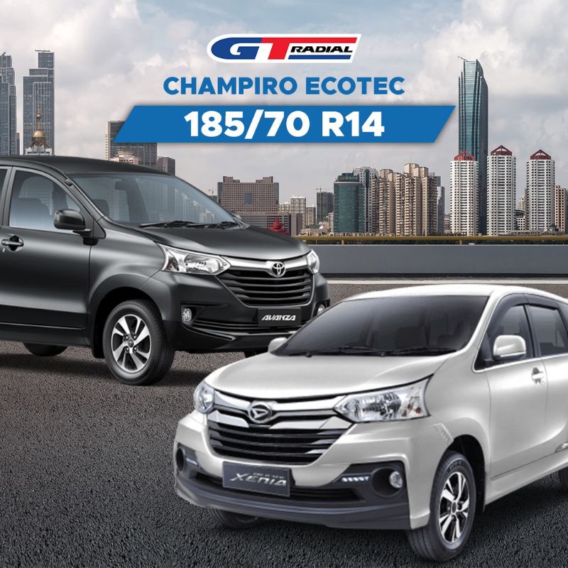 Jual Ban mobil avanza xenia 185 70 R14 gt radial champiro ecotec | Shopee Indonesia
