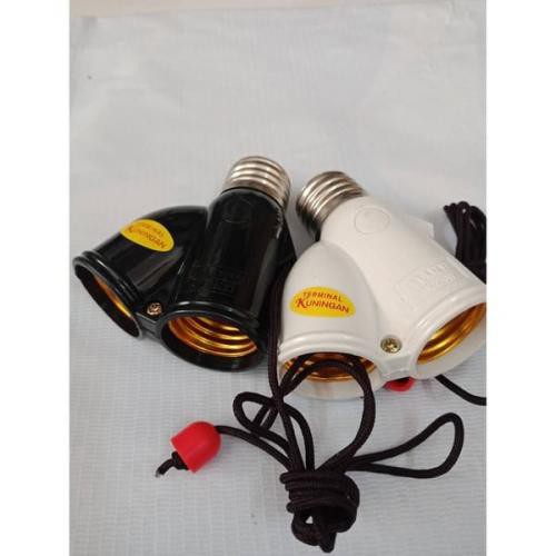 Jual Fitting Tarik Tali Dudukan Kap Lampu Gantung Dobble Cabang 2 in 1 | Shopee Indonesia