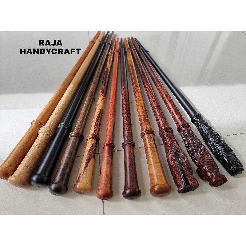 Jual Tongkat Komando Kayu bertuah nusantara Gali Kelor,Gahru,Nagasari ...