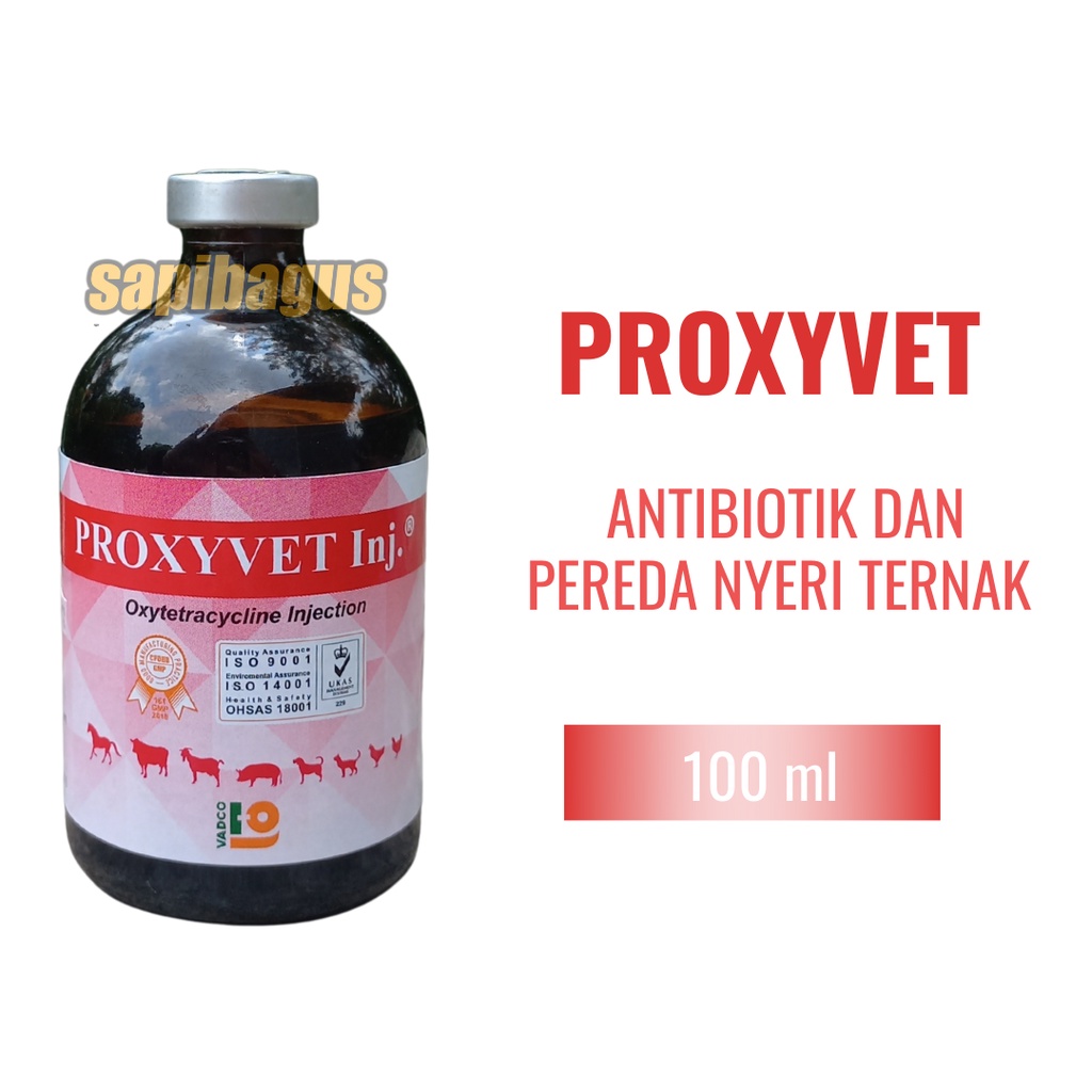 Jual Proxyvet Inj 100 ml - Antibiotik dan Pereda Nyeri Ternak ...