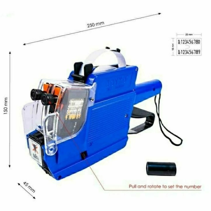 Jual ALAT LABEL HARGA JOYKO 2 BARIS ANGKA-ANGKA | Shopee Indonesia