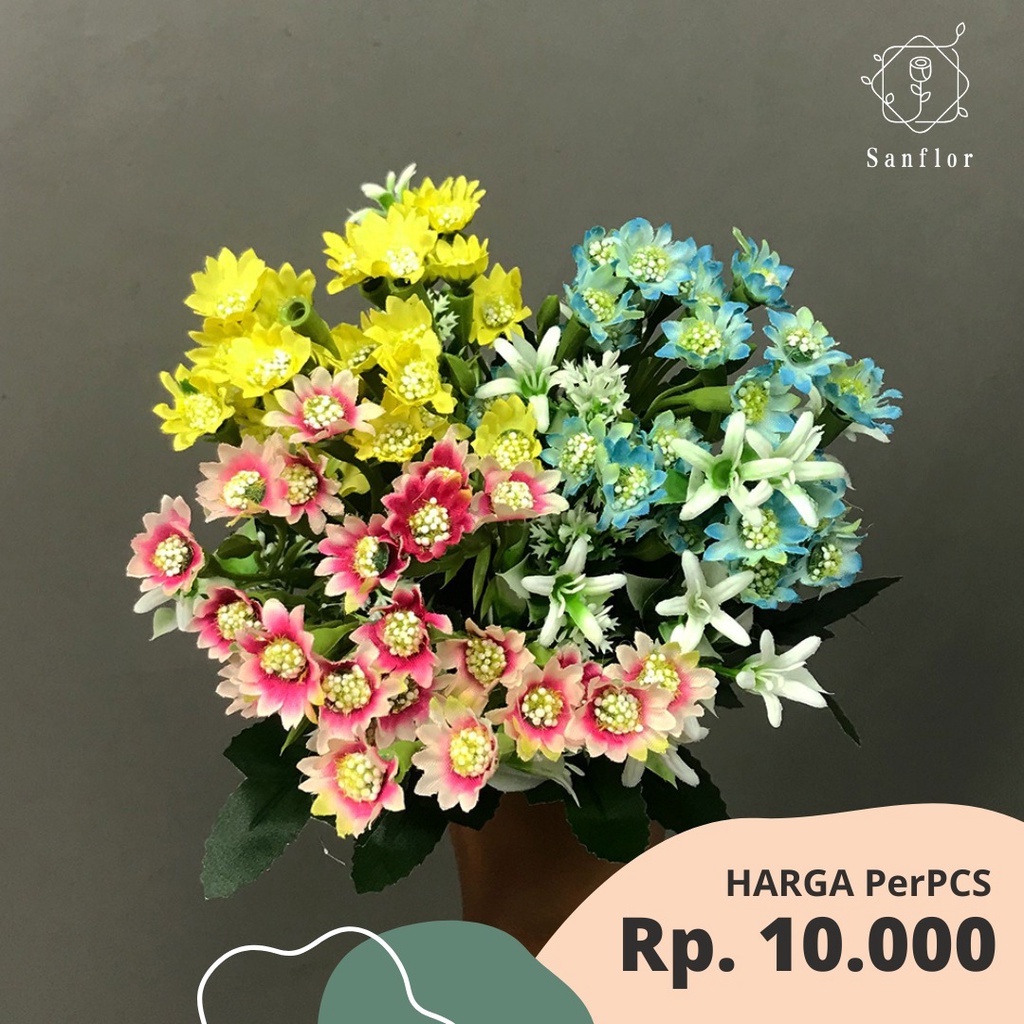 Jual CHRYSAN PHEONIX/BUNGA CHRYSANTHEMUM ARTIFICIAL | Shopee Indonesia