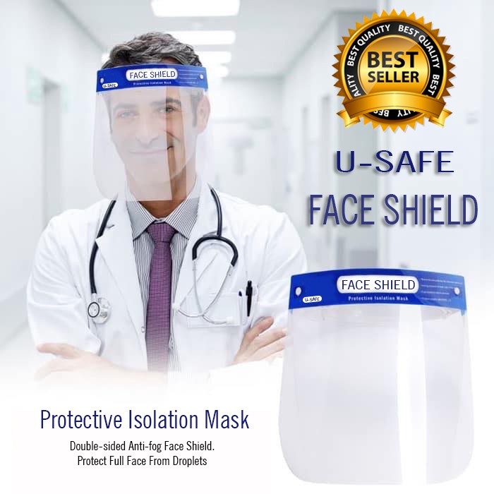 Jual Alat Perlindungan Diri APD Face Shield Pelindung Wajah Muka Mata ...