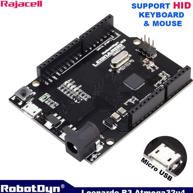 Jual ROBOTDYN ARDUINO LEONARDO R3 ATMEGA32U4 5V 16MHZ HID DEVELOPMENT BOARD | Shopee Indonesia