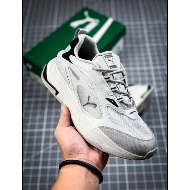 Jual Sepatu Sneakers Pria Puma Rs Fast Tonal Grey Violet Premium ...