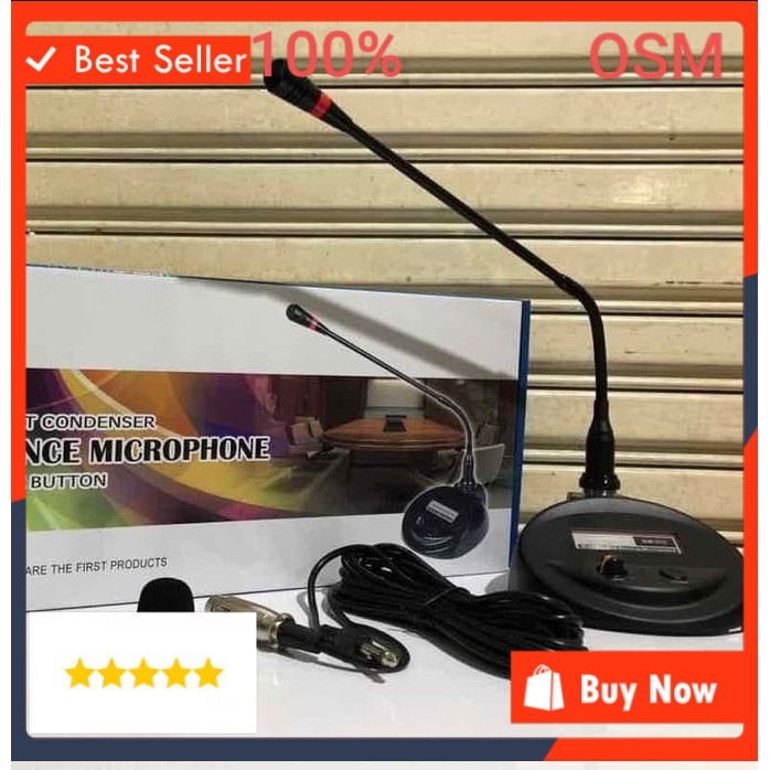 Jual mic meja condenser condesor mikrophone table podium mimbar microphone vocal karaoke audio ...