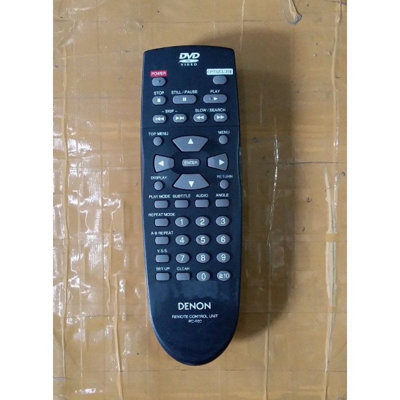 Jual REMOTE DVD DENON SERI RC-550 ORIGINAL | Shopee Indonesia