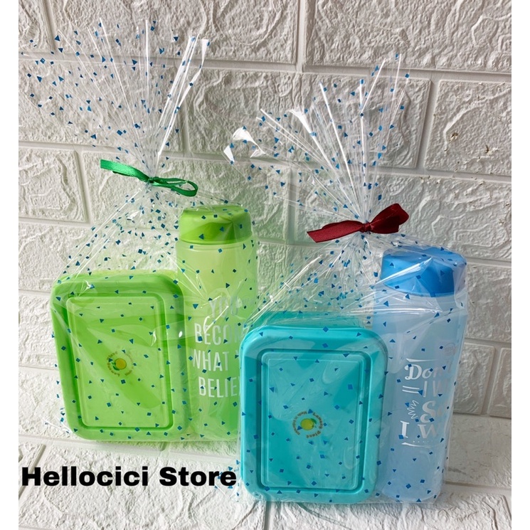 Jual PARCEL LUNCH BOX LEMONY + MY BOTTLE KEMASAN ULANG TAHUN | Shopee ...