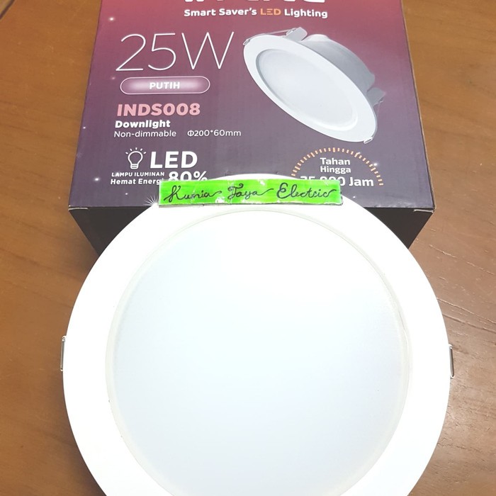 Jual Lampu LED Inlite Downlight Tanam COB INDS008 25W | Shopee Indonesia