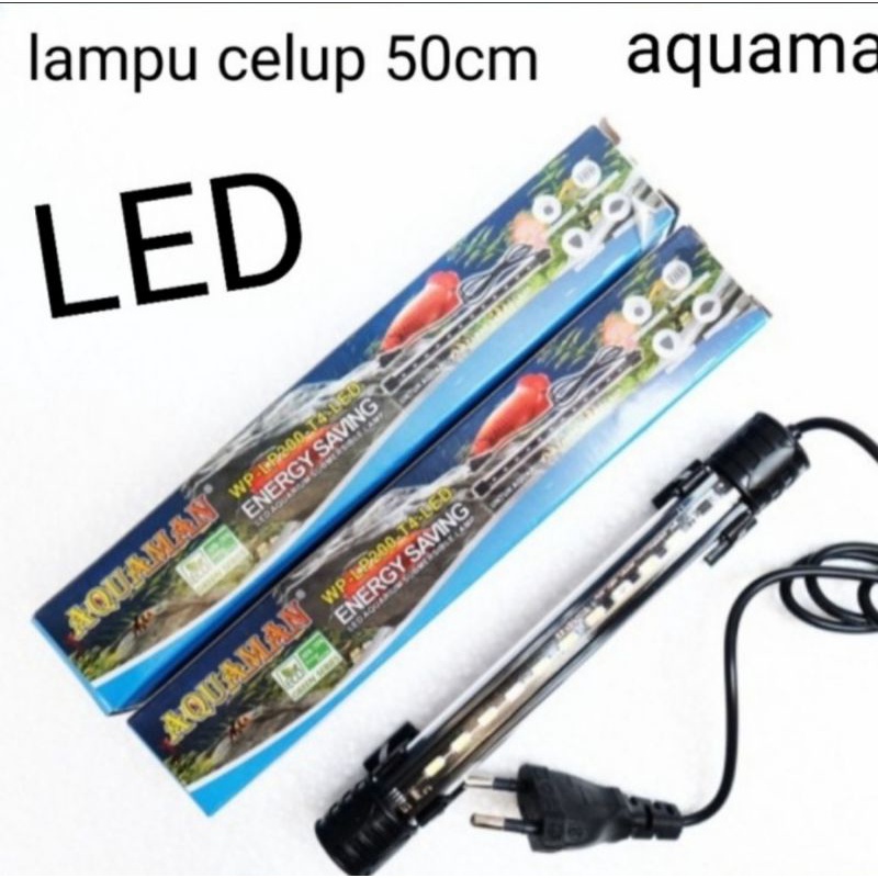 Jual lampu celup aquarium lampu led aquarium 50cm | Shopee Indonesia