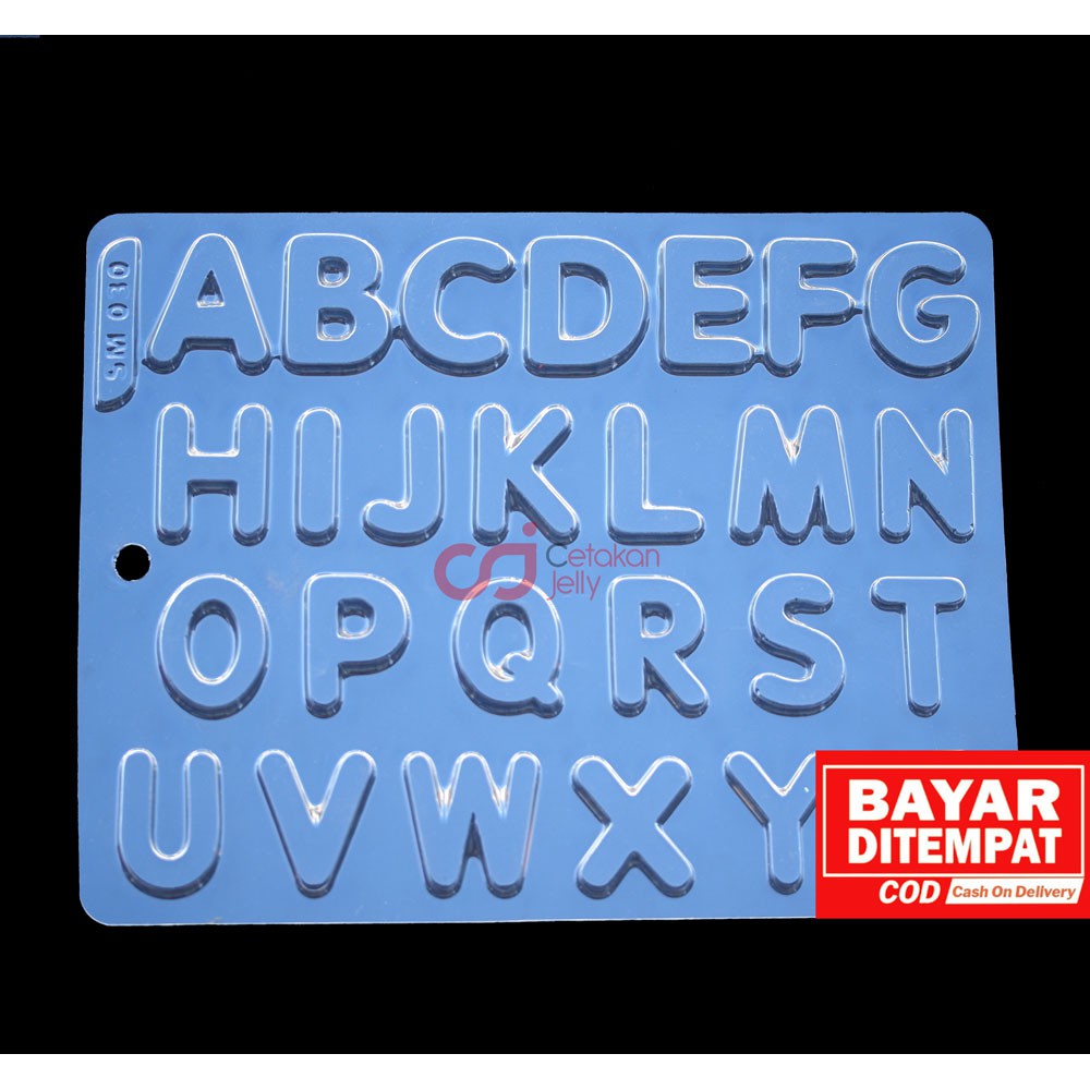 Jual CJ Cetakan Huruf Alphabet Besar Plastik | Shopee Indonesia