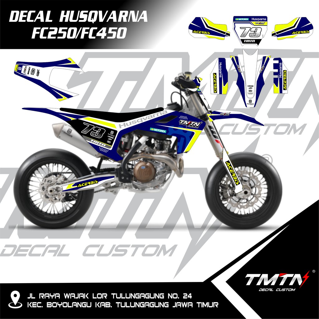 Jual DECAL HUSQVARNA FC250/FC450 | DECAL MOTOR HUSQVARNA | STIKER MOTOR ...