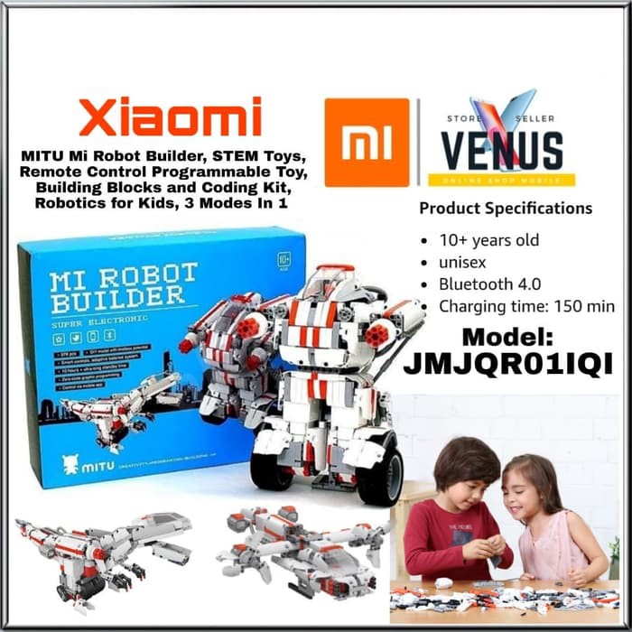 Jual Xiaomi Mi Smart Robot Builder JMJQR01IQI - LEGO ROBOT CONTOL ...