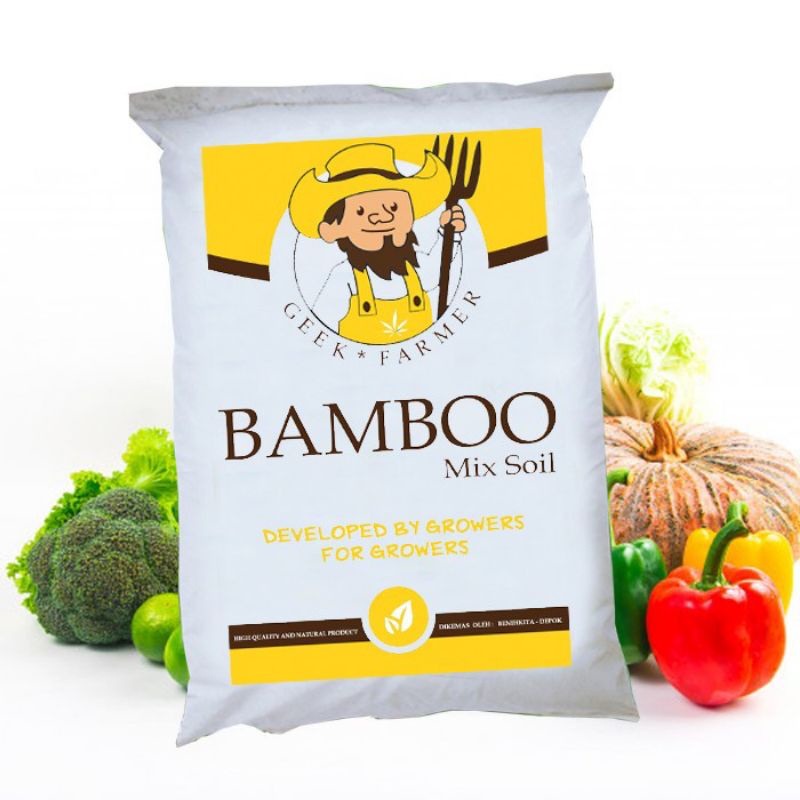 Jual Media Tanam Bamboo Mix Soil Tanah Humus Bambu - Geek Farmer ...