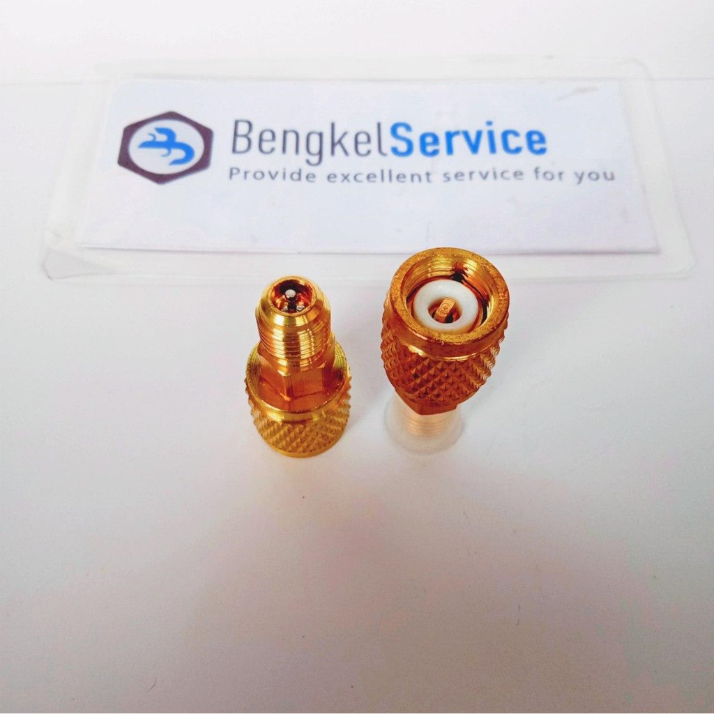 Jual Adapter Nepel R410, R32 | Connector Converter Selang Manifold R22 ...