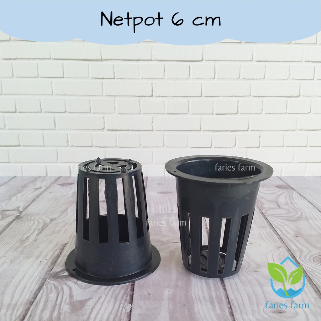 Jual Netpot Hidroponik 6 cm hitam net pot 6cm | Shopee Indonesia