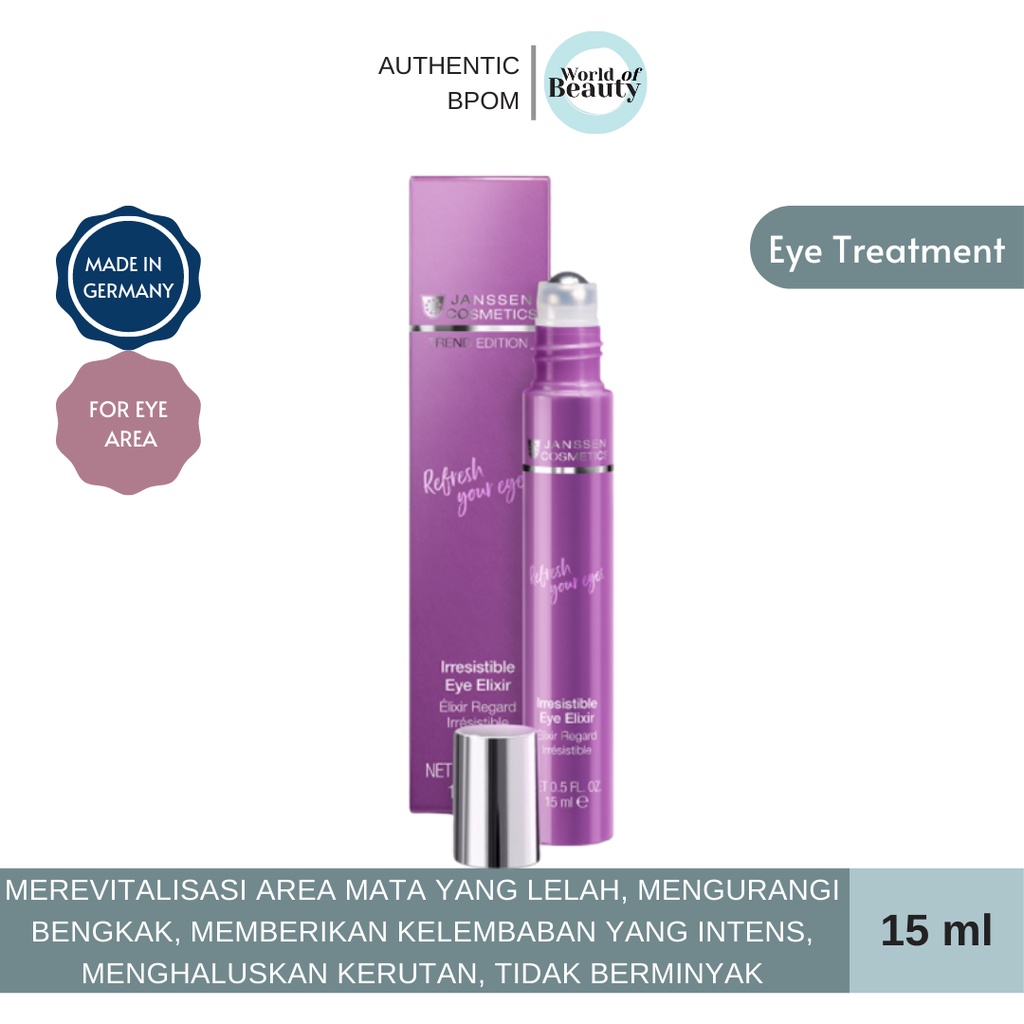 Jual Janssen Cosmetics Irresistible Eye Elixir 15ml | Shopee Indonesia