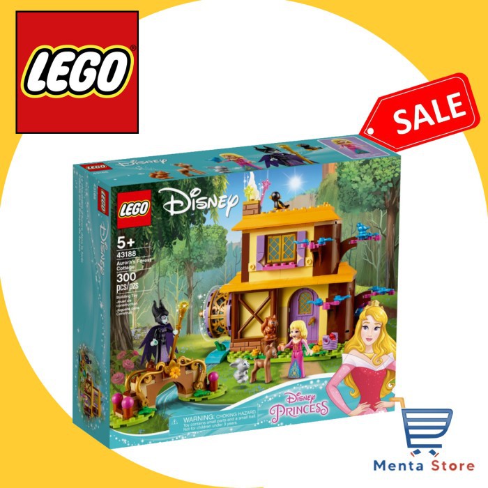 Jual LEGO Disney Princess 43188 Aurora's Forest Cottage All Ages Two ...