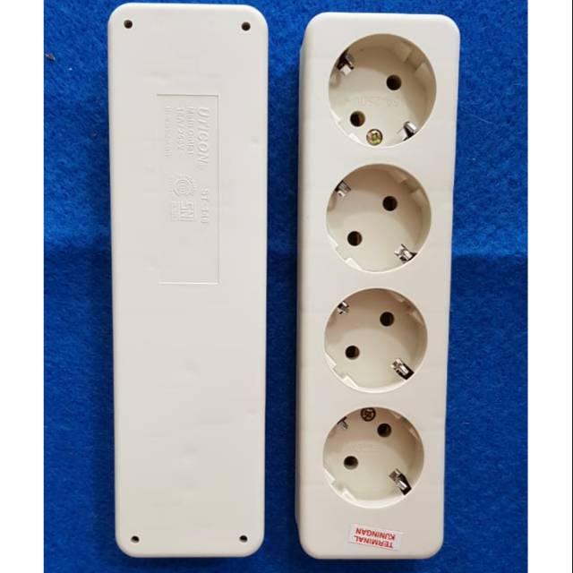 Jual Uticon 4 lubang / Stop kontak uticon 4 lubang / Terminal Kuningan ...