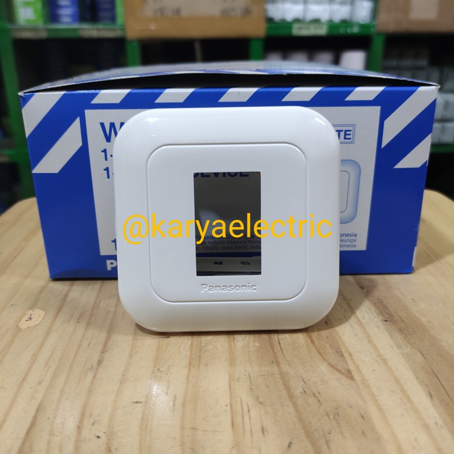 Jual FRAME ENGKEL SINGLE PANASONIC WEJ 78019 W WIDE SERIES | Shopee ...