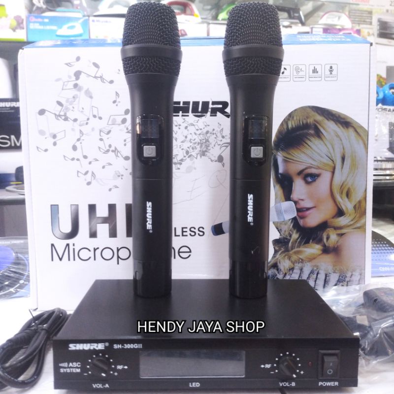 Jual Mic wireless Shure SH-300Gll dengan kualitas terbaik dan bagus ...