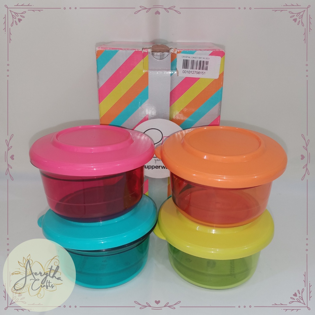 Jual Tupperware Crystal Candy - Kotak Bekal - Tempat Makanan -- Toples ...