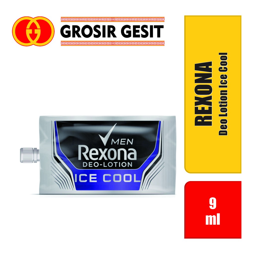 Jual Rexona Men Anti-Perspirant Deodorant Lotion Ice Cool 9 gr Sachet | Shopee Indonesia