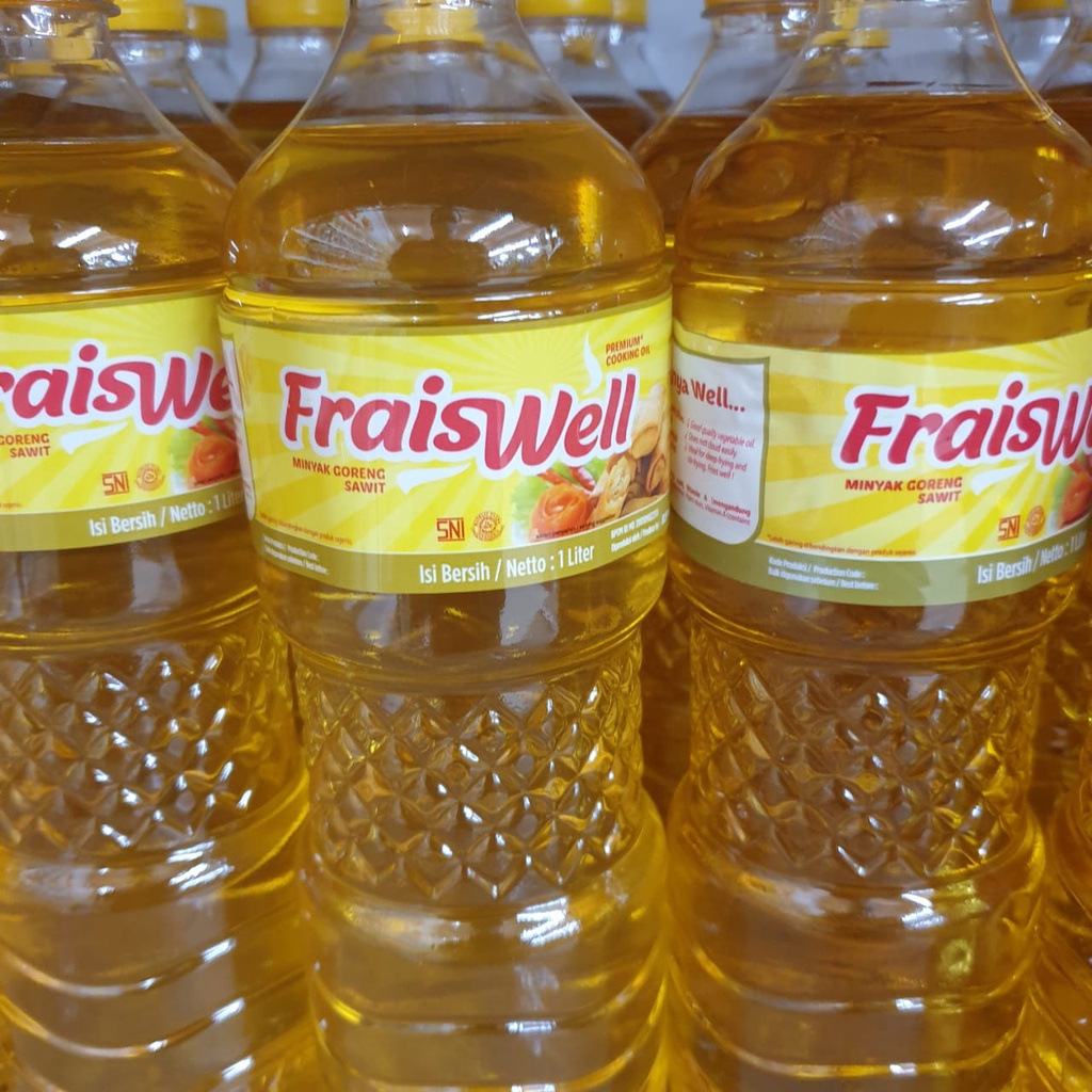 Jual Minyak Goreng Fraiswell botol 1L liter SATU LITER BOTOLAN | Shopee ...