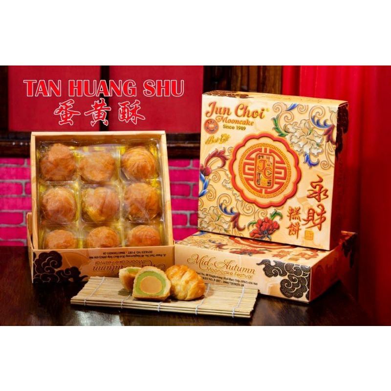 Jual KUE BULAN TAN HWANG SU 1BOX 9PCS , MOONCAKE TAN HUANG SU JUN CHOI ...