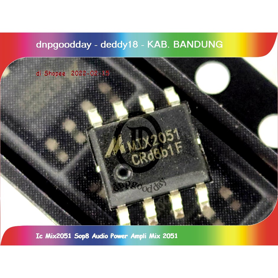 Jual Ic Mix2051 Sop8 Audio Power Ampli Mix 2051 | Shopee Indonesia