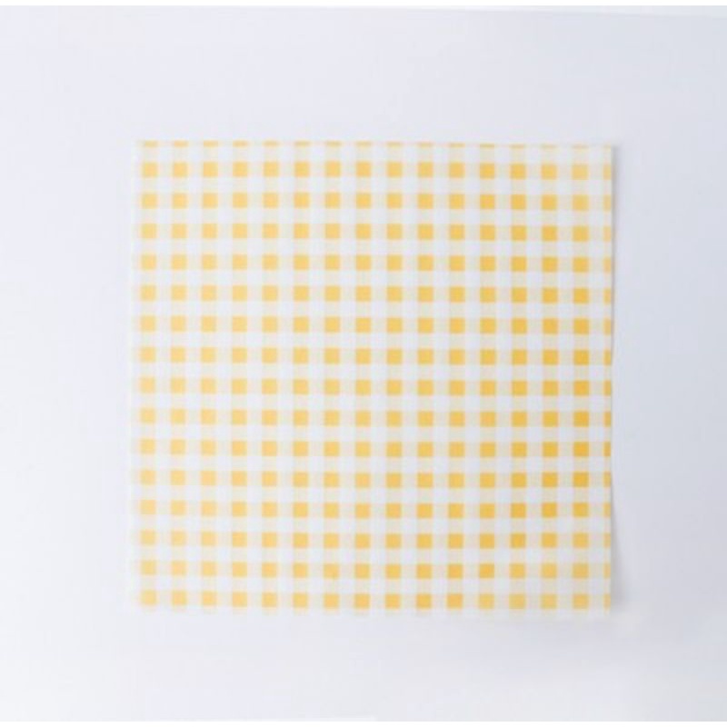Jual wax paper 18x18cm 50lembar / baking paper motif / kertas roti ...