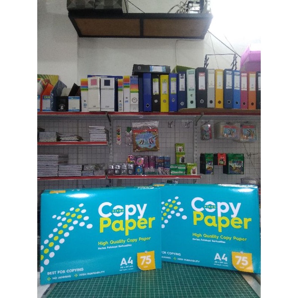 Jual TERMURAH. Kertas HVS A4 75gr Copy Paper Khusus Gojek/Grab | Shopee ...