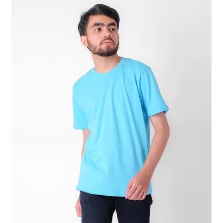 Jual Kaos Cotton Combed 30s Kaos Polos Turkish Muda (Unisex) | Shopee ...