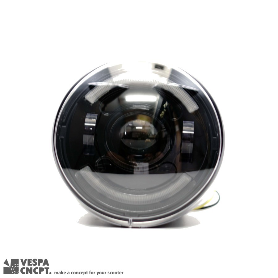Jual Led Headlamp Daymaker Vespa LX 125 150 Iget | Shopee Indonesia