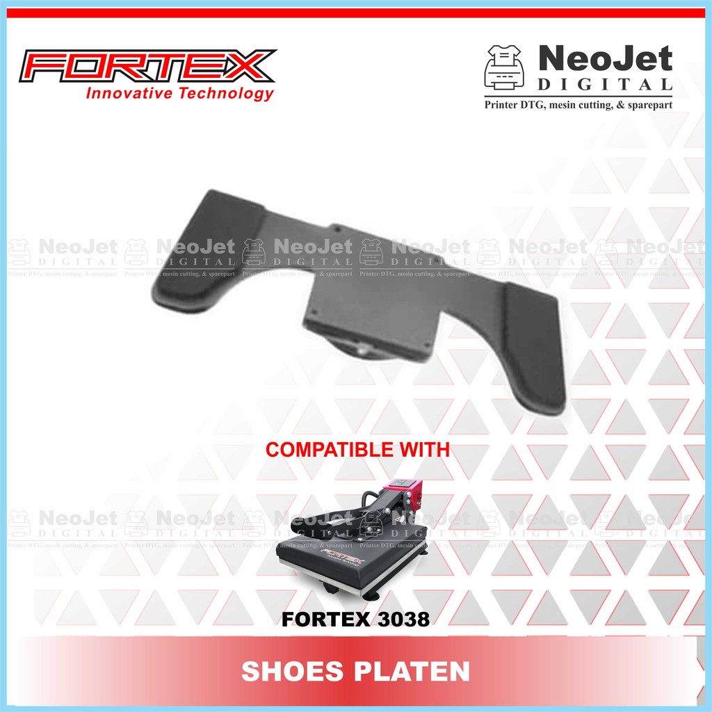 Jual Platen Plat Tambahan Sepatu Mesin Hotpress Fortex 29x38 Sablon ...