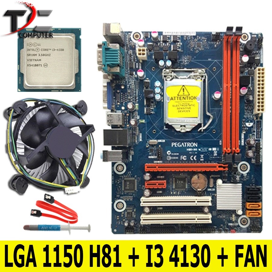 Jual Paket Mobo LGA 1150 H81 Plus Processor | Shopee Indonesia
