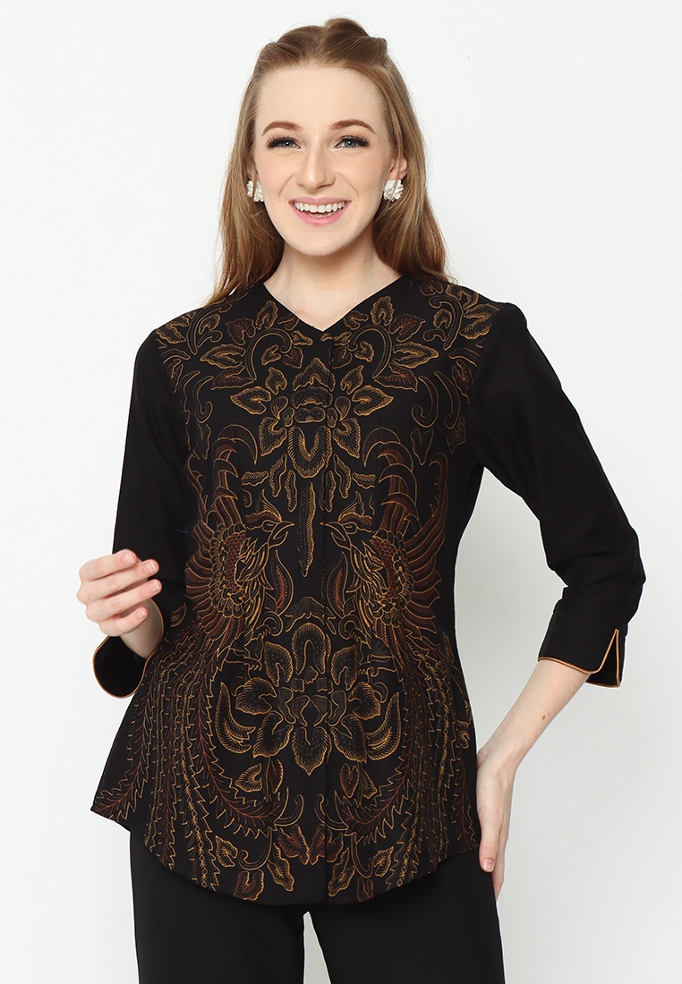 Jual My Aksa Batik Wanita Dress Arisha Arthur | Shopee Indonesia