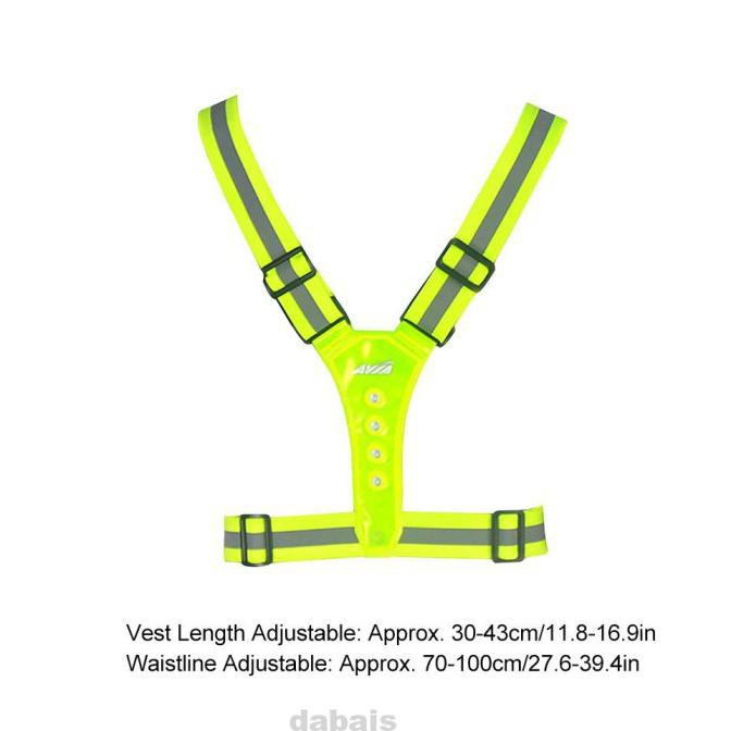 Jual Rompi Reflektif Dengan Lampu Led Untuk Bersepeda | Shopee Indonesia