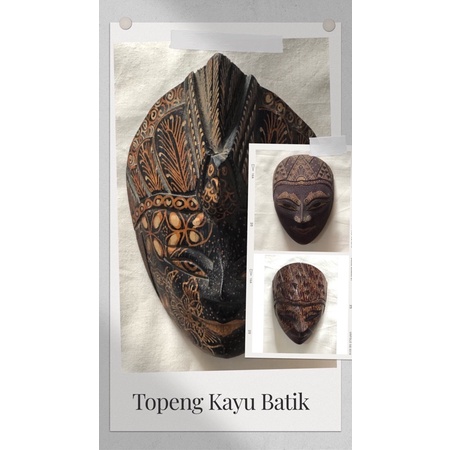Jual Topeng Kayu Batik | Shopee Indonesia