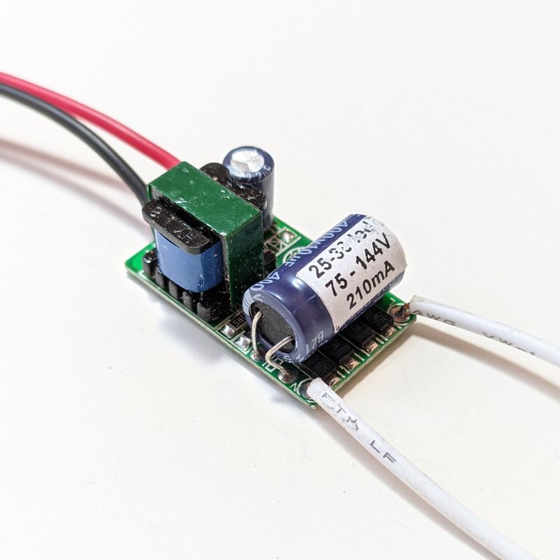 Jual LED DRIVER PREMIUM NON BOX 210MA 260MA 300MA NON CASING / NON BOX ...