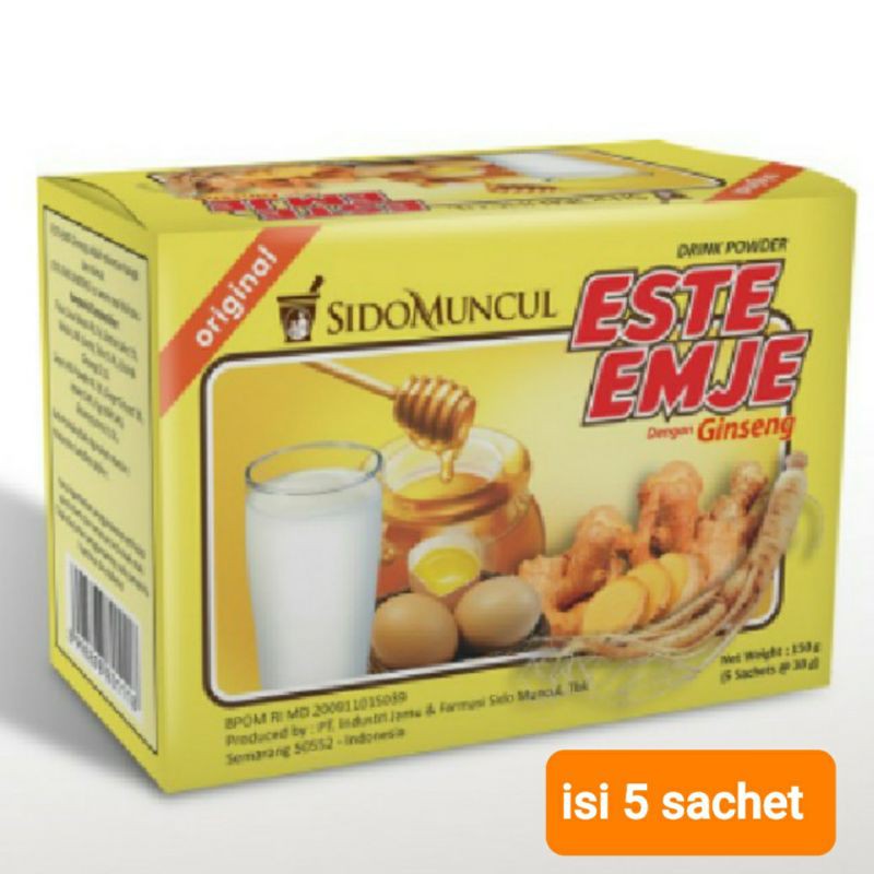Jual ESTE EMJE Sidomuncul 1box isi 5 sachet | Shopee Indonesia