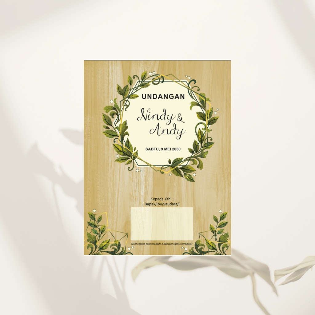 Jual Blangko Undangan Kosong Pernikahan Erba BLANKO UNDANGAN MURAH ...