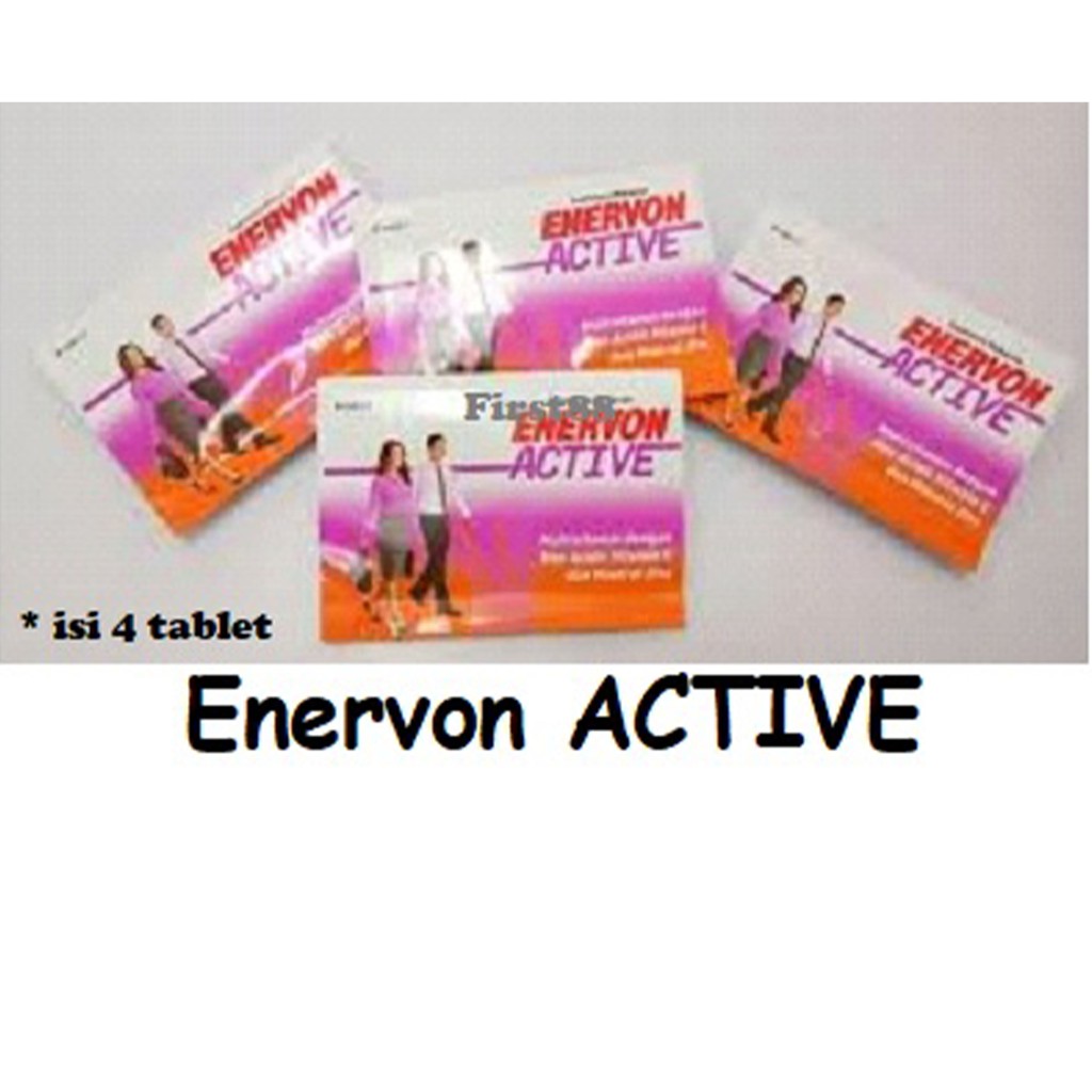 Jual ENERVON ACTIVE - Multivitamin dan Mineral, isi 4 tablet | Shopee ...