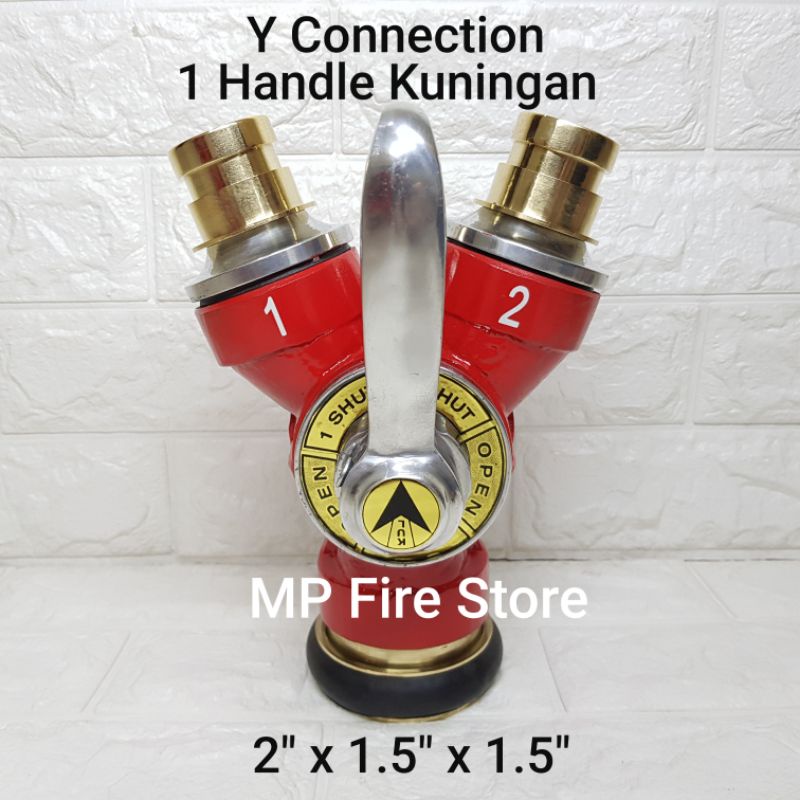 Jual Y CONNECTION 1 HANDLE 2 x 1.5 x 1.5 FIRE BREACHING CABANG KUNINGAN ...