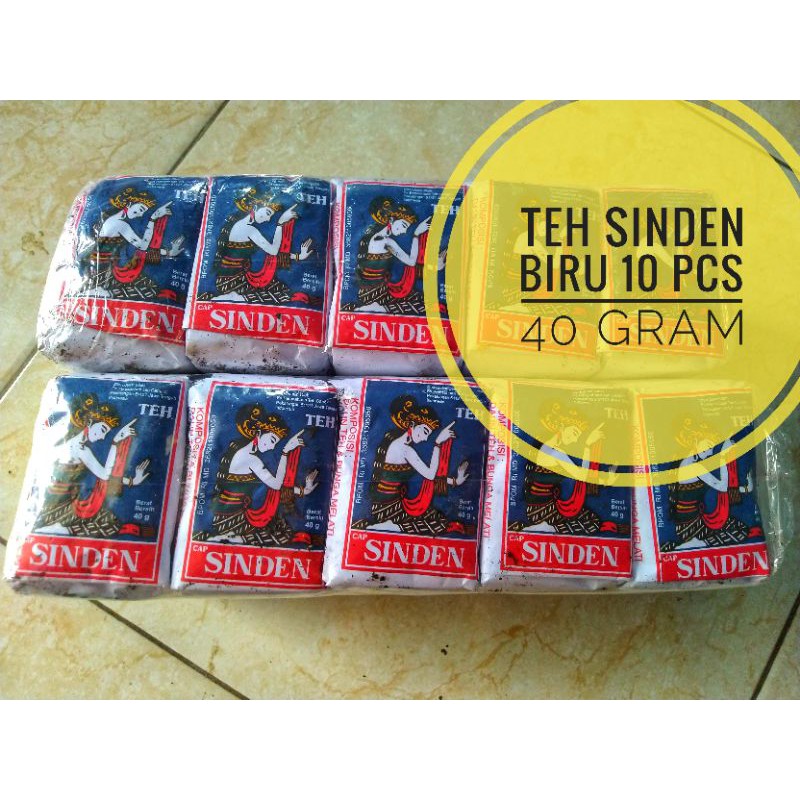 Jual Teh Sinden Biru 40 gram isi 10 pcs | Shopee Indonesia