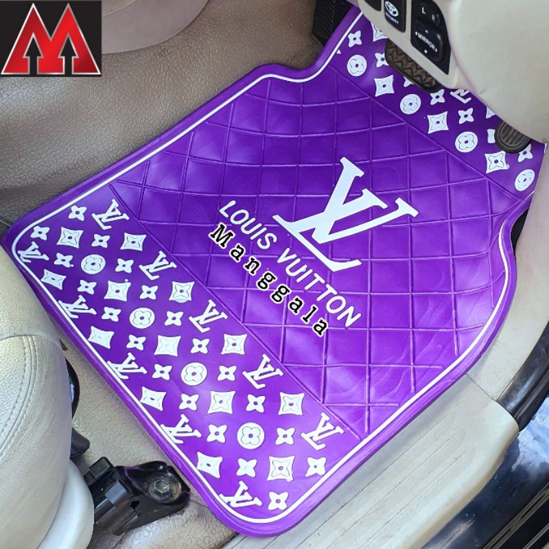 Jual Karpet Mobil LV Ungu Logo Putih | Shopee Indonesia