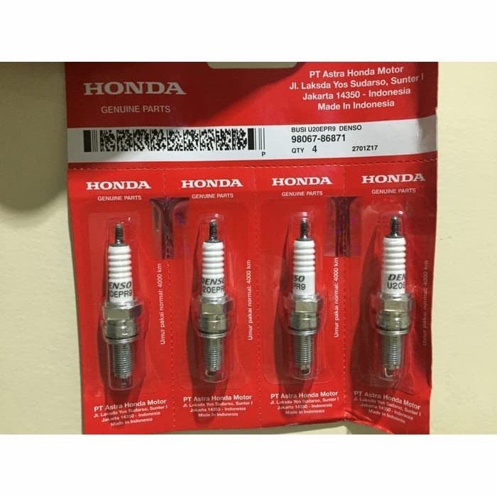 Jual Busi Denso Honda U20EPR9 Karisma, Supra X 125, Matic AHM (ASLI ...
