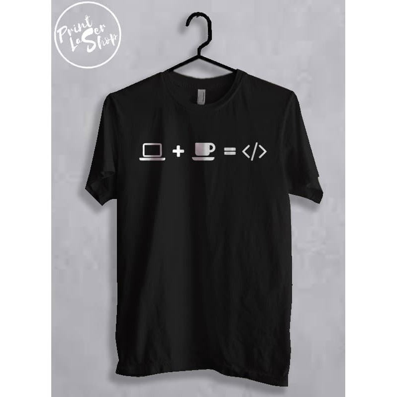 Jual Kaos Tshirt Baju Combed 30S Distro PROGRAMMER polos custom ...
