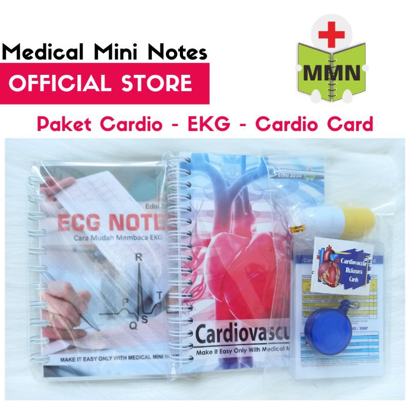 Jual Termurah Original !! Medical Mini Notes - Paket Cardiology + EKG ...